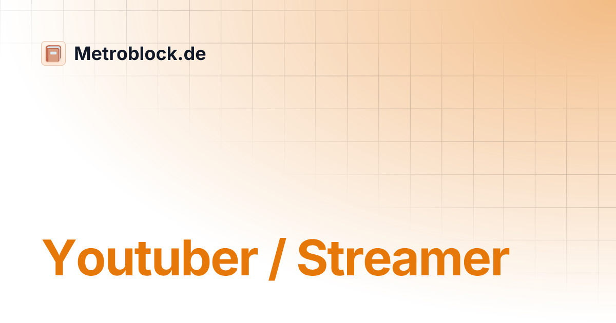 Youtuber / Streamer | deegra.de